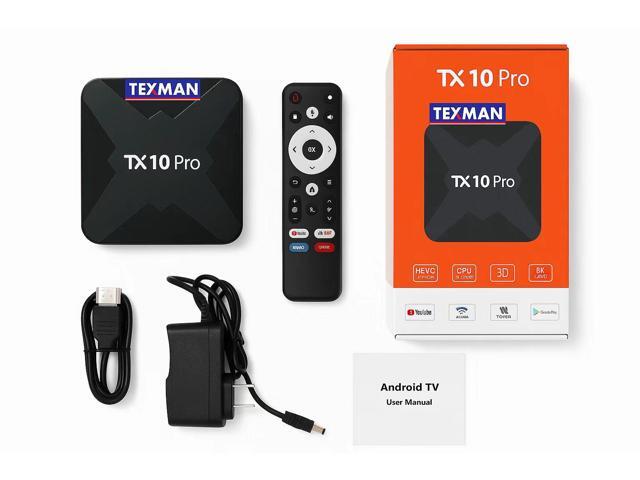 TX10 Pro Android 15 TV Box, 8K Ultra HD Streaming, IPTV Support ...