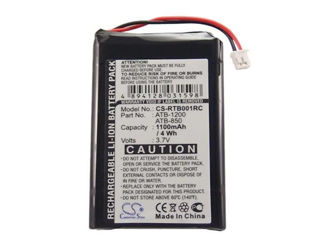 Cameron Sino Battery for RTI T2B, T2C, T2Cs, T3 PN:RTI ATB-1200 1100mAh ...