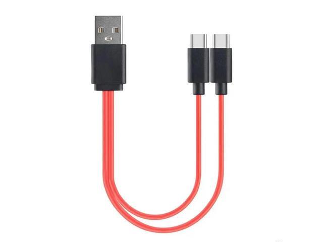2 in 1 USB C Splitter Cable Charging USB to 2 Type C Cable For Two USB ...