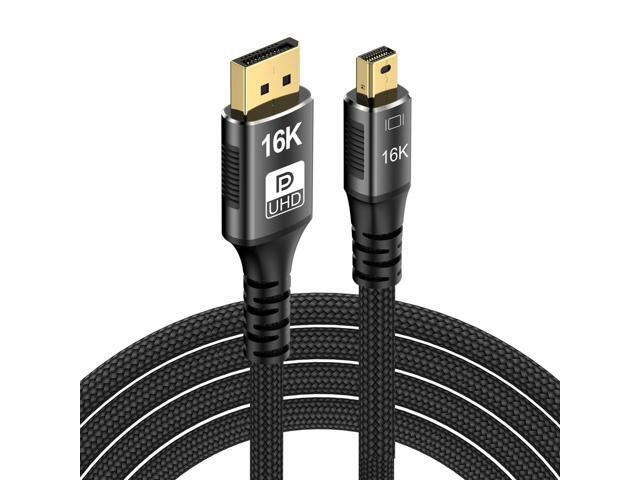 Vszerda Mini DisplayPort to DisplayPort 2.1 Cable, DP 2.1,Bi ...
