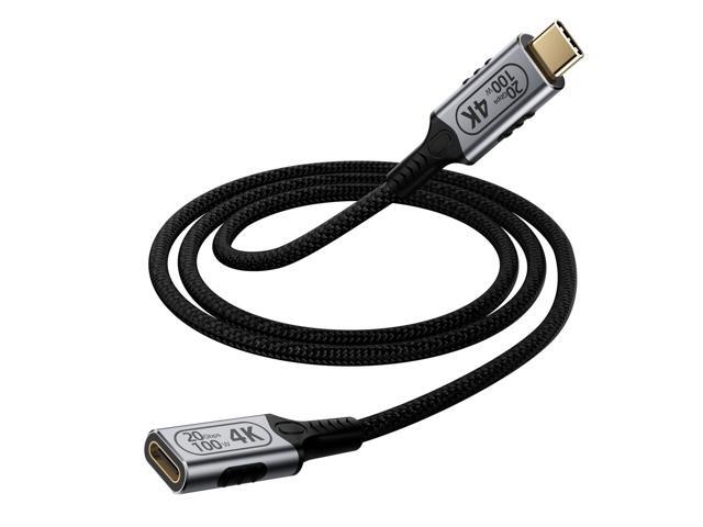 Vszerda USB C Extension Cable 3.3ft, 100W Charging USB c 3.2 Extension ...