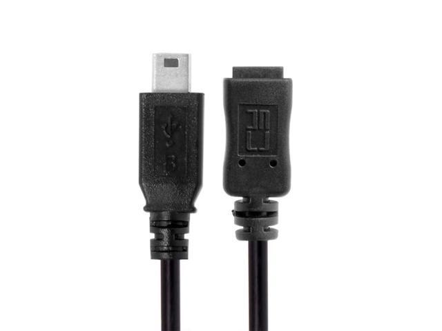 Vszerda Mini B USB 5Pin Male to Female Extension Cable Straight Type B ...