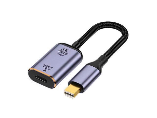 Vszerda USB-C Type C Female Source to Mini Displayport DP 1.4 Sink HDTV ...
