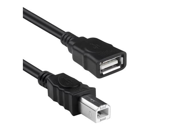 Vszerda Printer to USB Adapter USB A to B Converter Male to Female ...