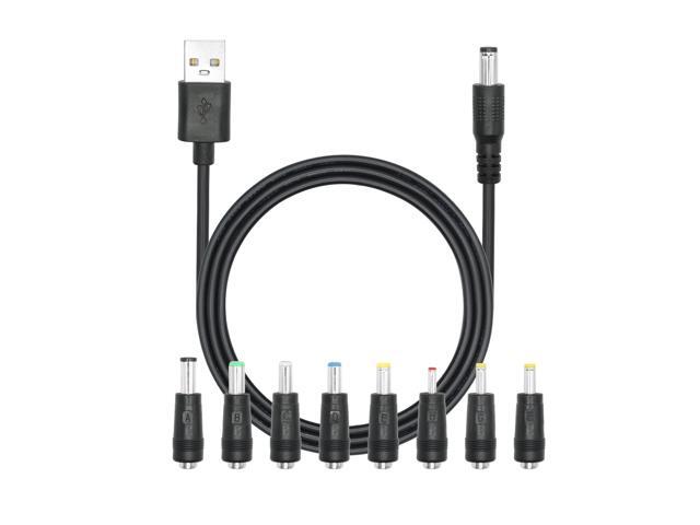 Vszerda USB to DC 5.5 x 2.1mm Power Cord 1M/3FT,5V USB 2.0 A Male to DC ...