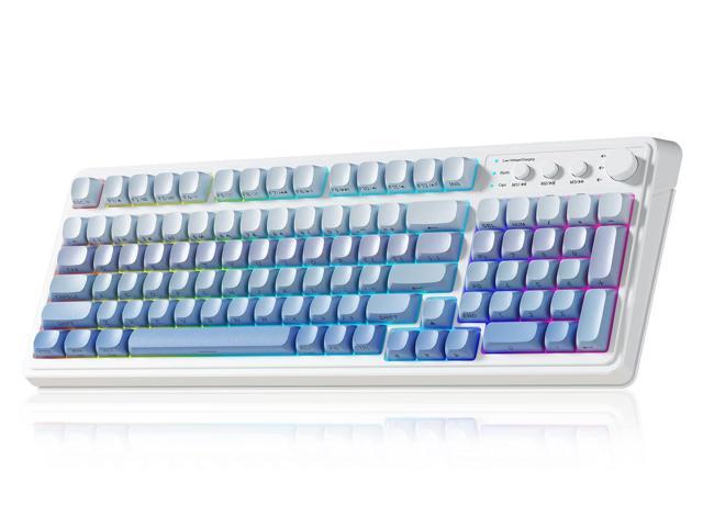 Vszerda S99 Gaming Keyboard, Wireless Computer Keyboards, Tri-Mode ...