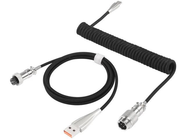 Coiled Keyboard Cable for Gaming Keyboard, Coiled Aviator Keyboard ...