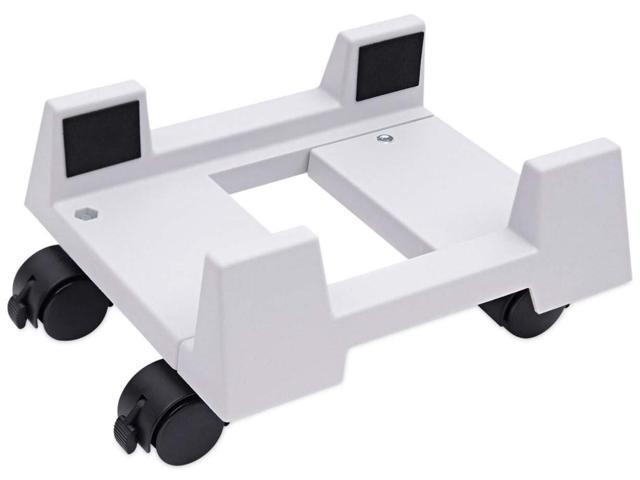 1InTheOffice CPU Stand with Wheels, CPU Tower Stand, Rolling Under Desk ...