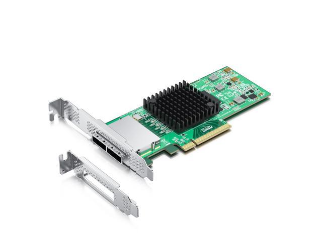 H!Fiber 6G External PCIe Controller Card, SAS/SATA HBA Host Bus Adapter ...