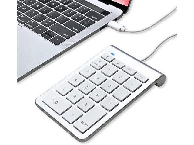 USB C Wired Number Pad for Mac - 10 Key USB Keypad, Type C Numeric pad ...