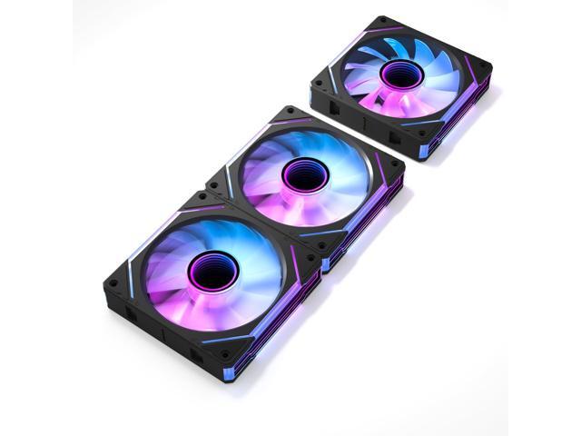 Daisy Chain120mm Case Fan, Reverse Fan with 5V 3-PIN Connector, Daisy ...
