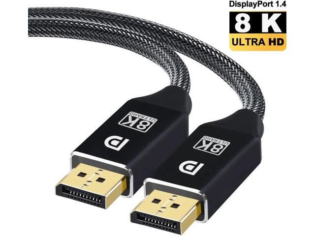 DisplayPort Cable 1.4,8K 10FT DP Cable 32.4Gbps 8K@60Hz HBR3 4K@60Hz ...