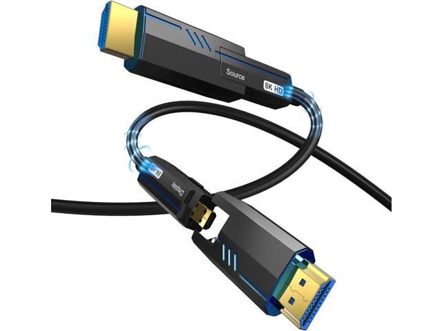 4K120Hz Fiber Optic HDMI Cable 33 Feet 8K 60Hz,HDCP 2.2&2.3, HDR10 ...