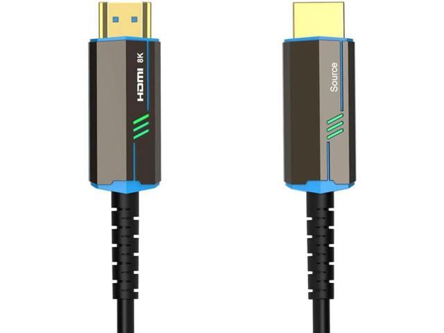8K Game Fiber Optic HDMI Cable 16FT (48Gbps, in-Wall CL3 Rated, eARC ...