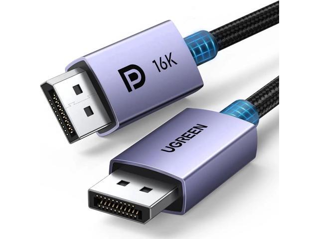 DisplayPort Cable 2.1 [ Certified] DP2.0 40Gbps Support 16K@30Hz 8K ...