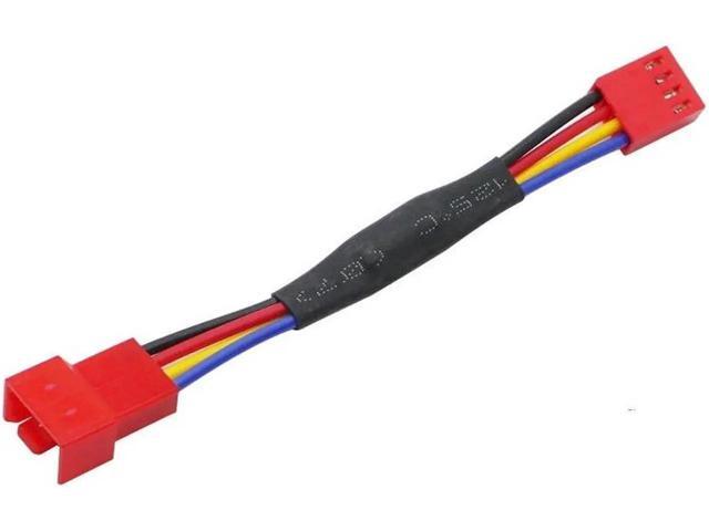 10Pcs/lot Fan Resistor Cable 4 Pin Male to 4Pin Female Connector Reduce ...