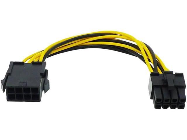 8 Pin to 8 Pin ATX EPS Male to Female Power Extension PSU Mainboard ...
