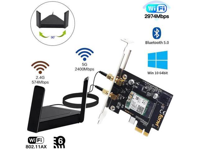 6 Gig+ AX200 BT 5.0 WiFi Card AX200NGW 802.11ac ax 2.4Gbps MU-MIMO ...