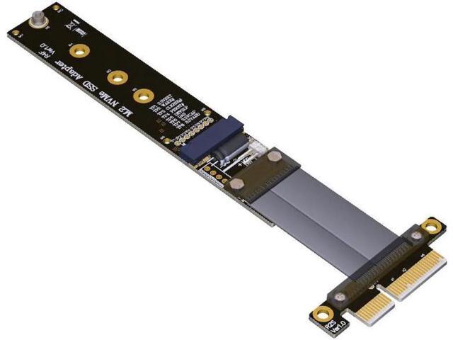 JAENFONG Riser PCIe 4x Extension Cable M2 M.2 NVMe SSD to PCIe x4 ...