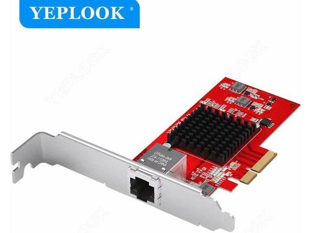 JAENFONG PCIe 3.0 4X Single Electrical Port RJ45 10000Mbps 10G/5G/2.5G ...