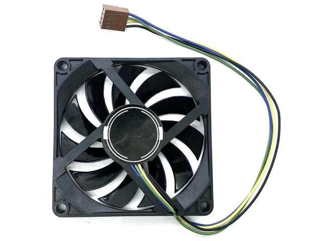 FOR 8010 80mm 8cm Silent Mute Fan PWM Ball Ultra Thin 4-Pin Speed ...