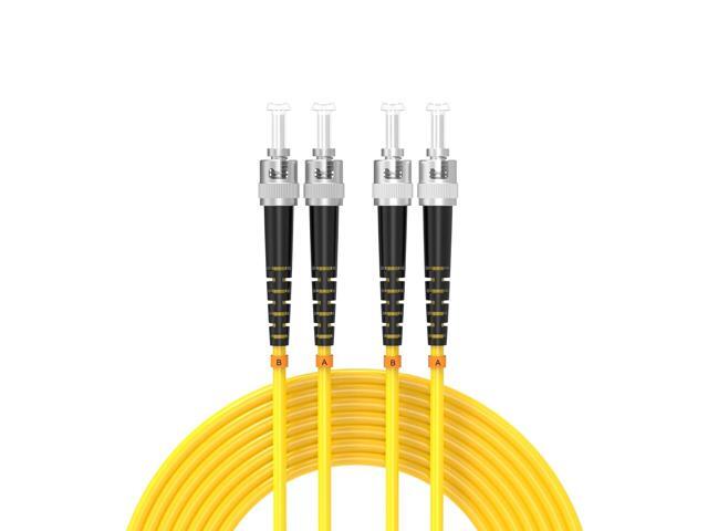 ST/UPC-ST/UPC Single-Mode Fiber Optic Cable ST to ST OS2 Jumper Optical ...