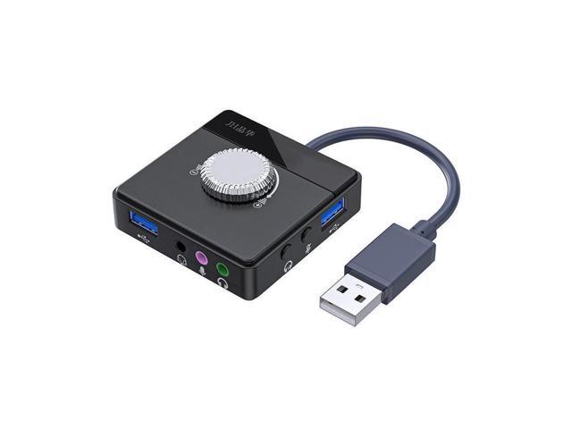 USB Sound Card Desktop Computer Notebook External Audio Converter ...