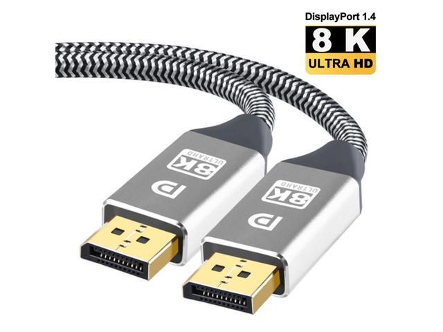 DisplayPort Cable 1.4, 8K 3.3FT DP Cable 32.4Gbps 8K@60Hz HBR3 4K@60Hz ...