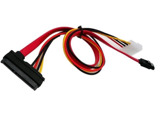 15-Inch SATA Serial ATA Data and Power Combo Cable(SATA22Pin to Data ...