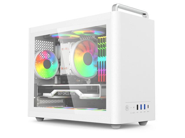 SOEYi U310 M-ATX/ITX Case, Micro ATX CASE, Portable Desktop Case with ...