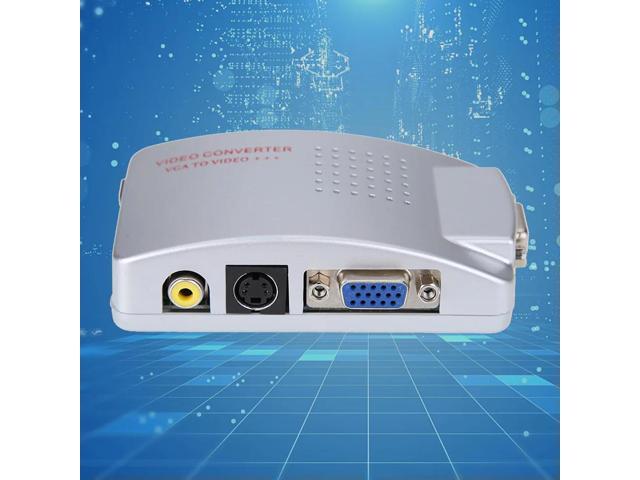 PC Laptop VGA to TV RCA Composite S-video Switch Converter Adapter ...