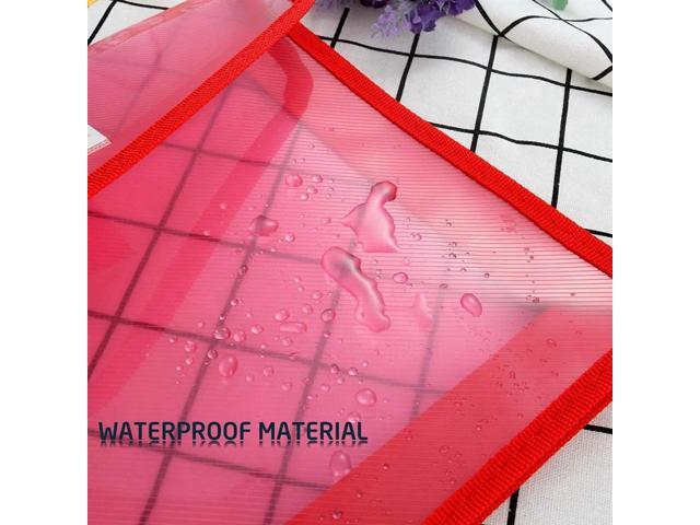 A4 Plastic Wallets File Folder With Snap Buckle And Pocket A4 ...