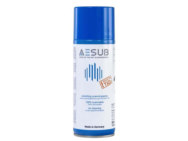 AESUB 3D Scanner Scanning Spray, Use for Transparent, Black, and ...