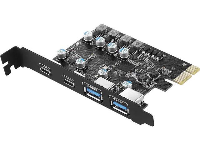 PCIe to USB 3.2 Gen 1 Extension Card with 4 Ports 5 Gbps Bandwidth,No ...