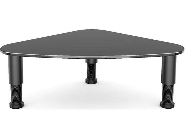 Tempered Glass Computer Monitor Riser/Triangle Save Space Desktop ...