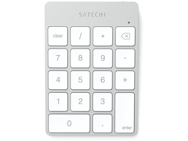 Satechi Slim Aluminum Bluetooth Keypad, Wireless Number Pad with 18 ...