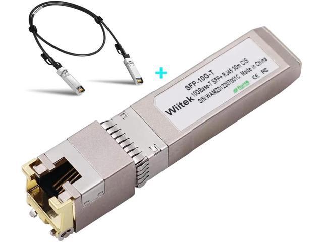 10G SFP+ 1M DAC Cable, and SFP+ to RJ45 Copper Modules, 10GBase-T ...