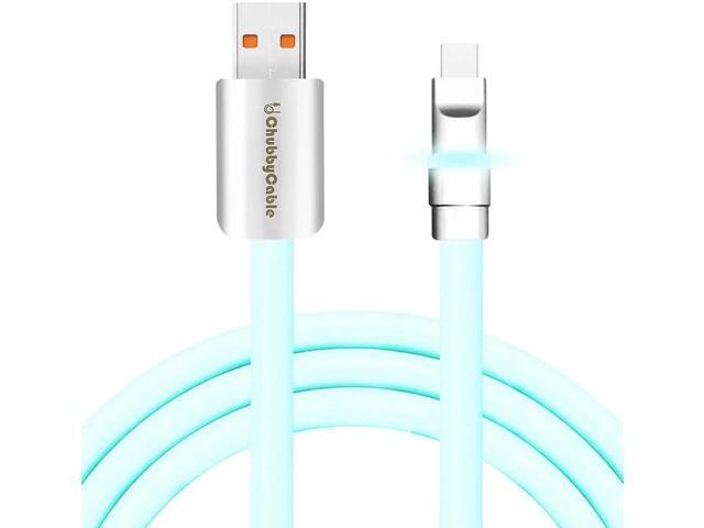 chubbycable Neon Chubby - Fast Charge Cable with Smart Light RGB Color ...