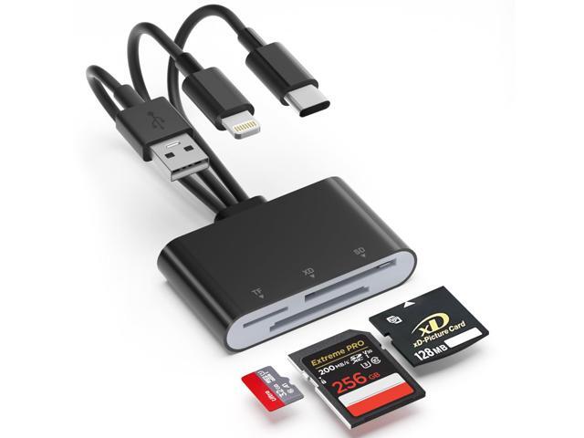 XD Card Reader for Olympus Fujifilm, 3-in-1 XD Picture Card Adapter ...