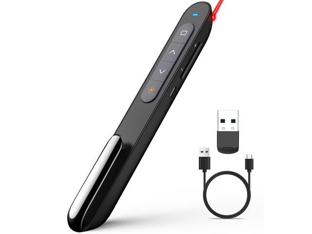 Norwii N76 Rechargeable Presentation clicker with Pointer, Long Range ...