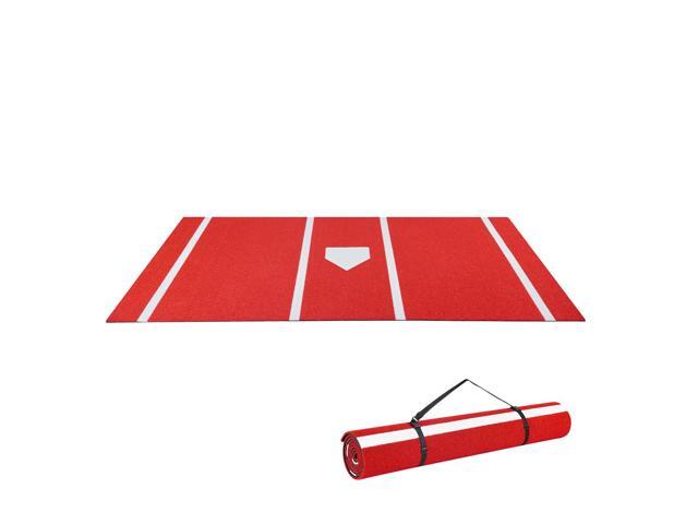 Baseball Hitting Mat, 12x6 ft Batting Cage Mat, Batters Box Turf Mats ...