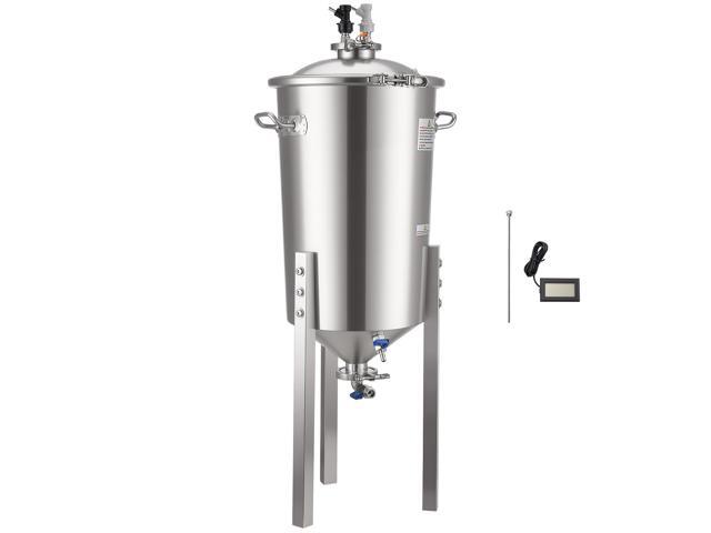 Pressure Fermenter 15 PSI, 8 Gal/30L All-in-One Stainless Steel Conical ...