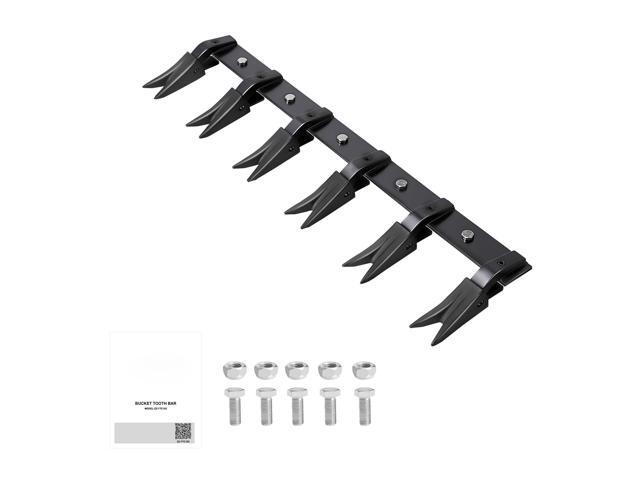Bucket Tooth Bar,45.2 in Heavy Duty 6 Teeth Tractor Bucket Bar for ...