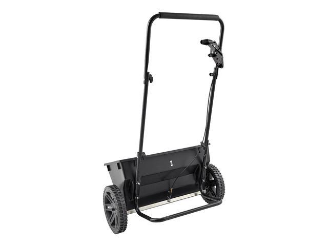 Walk-Behind Push Spreader, 50LBS Capacity, Drop Spreader with Hopper ...
