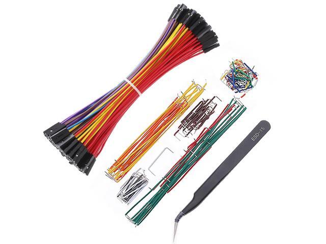 Bestlus Breadboard Jumper Wires 20AWG Plus 140 Pieces U Shape Preformed ...
