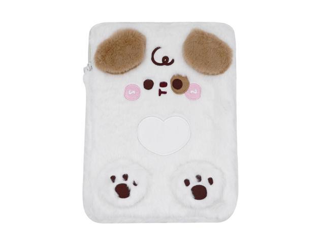 9-11 Inch Plush Cute Puppy Laptop Sleeve Bag iPad Protective Case ...