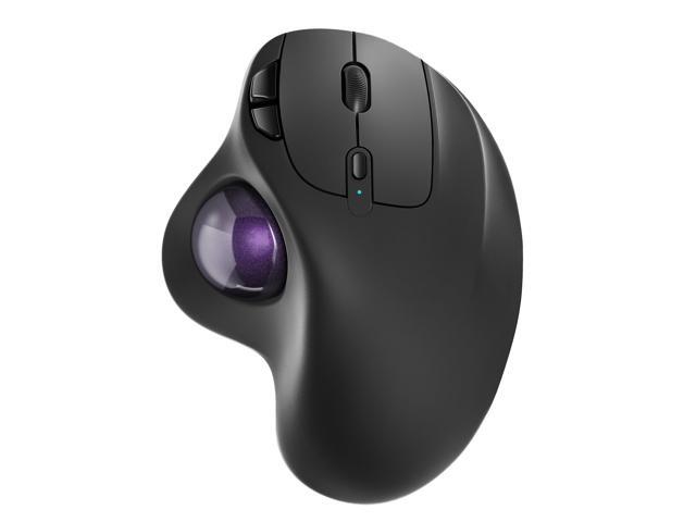 Nulea Wireless Trackball M501 Rechargeable Ergonomic, Thumb-Friendly ...