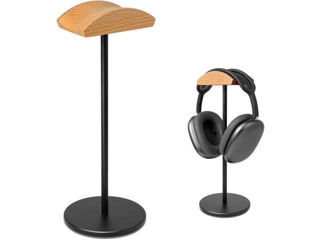 Headphone Stand for Desk - Gaming Headset Stand with Wooden Support ...