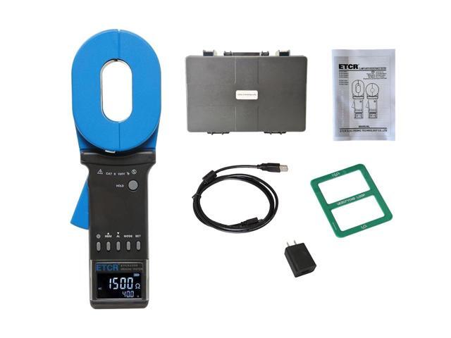 ETCR ETCR2200 Ground Resistance Meter Earth Resistance Tester Clamp ...