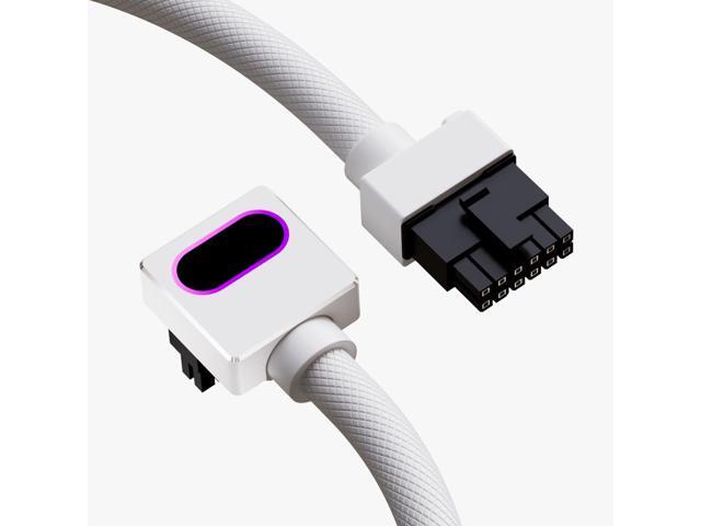 JVFYI 16PIN GPU Power Cable,12VHPWR GPU Modular Cable,ARGB PSU Cable ...